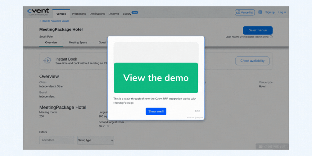 Cvent RFP integration